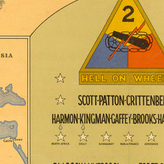 2nd Armored Division Commemorative Map