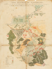 Waterloo, 1815, First Commercial Map of the Campaign | Battlemaps.us